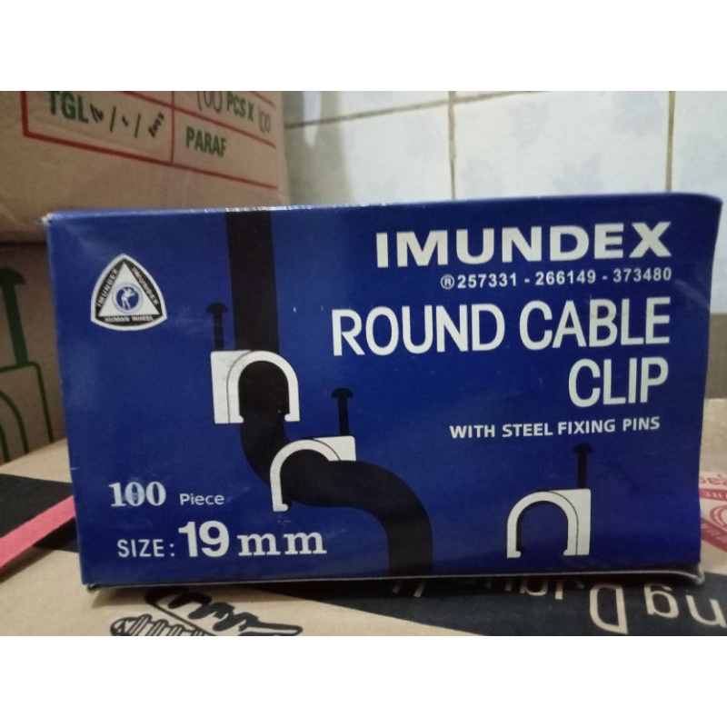 Jual Klem kabel IMUNDEX 19 mm | Shopee Indonesia
