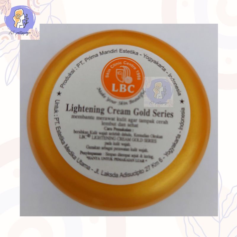 Jual Krim Pagi LBC Lightening Cream Gold Series | Shopee Indonesia