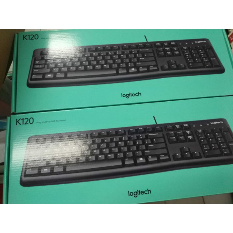 Jual LOGITECH KEYBOARD K120 USB (GARANSI RESMI) | Shopee Indonesia
