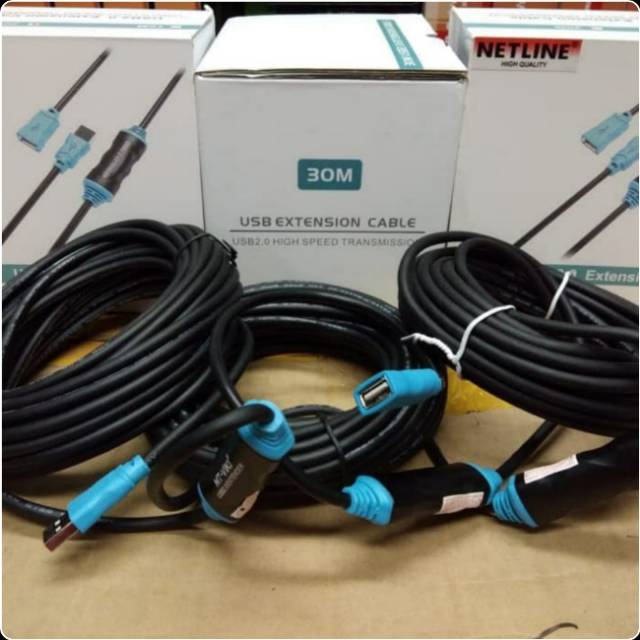 Jual Netline Kabel USB Perpanjangan aktif 30M Kabel USB Extension ...