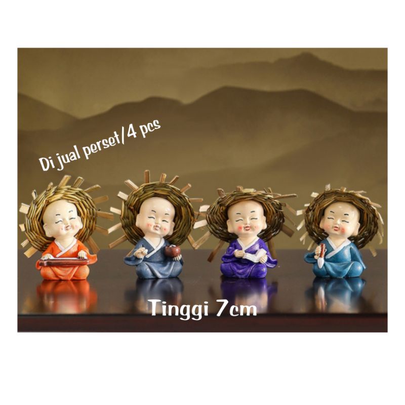 Jual Pajangan biksu cilik monk cilik tinggi 7cm | Shopee Indonesia Jual Pajangan biksu cilik monk cilik tinggi 7cm | Shopee Indonesia