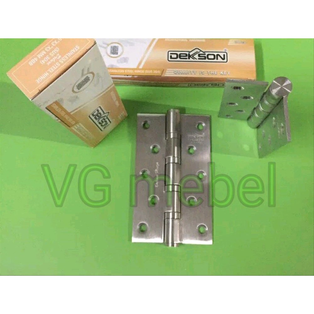 Jual Engsel pintu Merk DEKSON type Deluxe 5 inch tebal 3mm Stainless ...