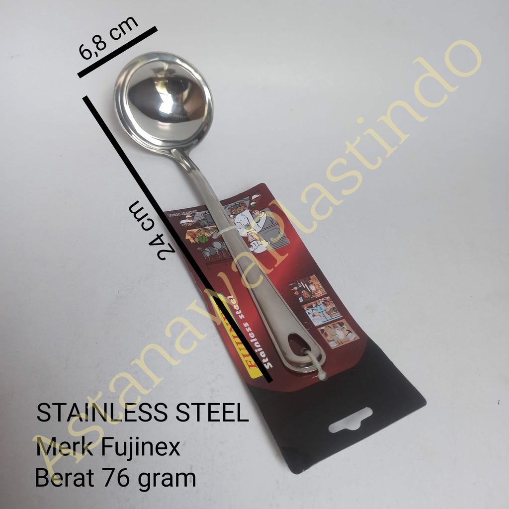 Jual Sodet sutil spatula centong sendok sayur mini fujinex stainless ...