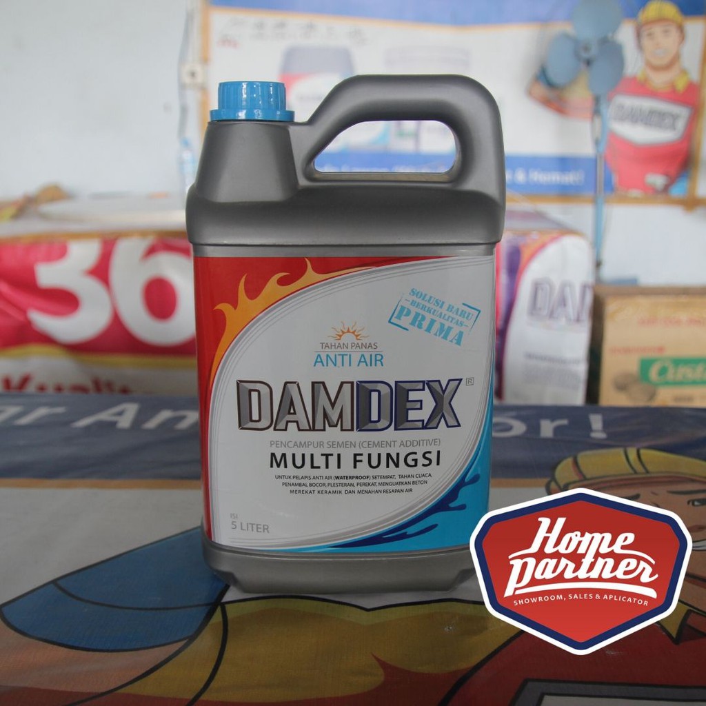 Jual DAMDEX MULTIFUNGSI 5L Obat Cor, Pengeras Beton, Pengeras Semen ...