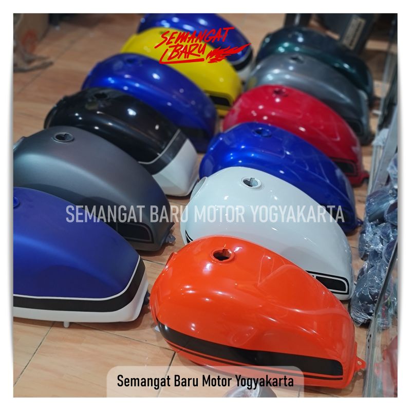 Jual TANGKI CUSTOM JAPSTYLE SCRAMBLER POLOS THE BEST Megapro Primus ...