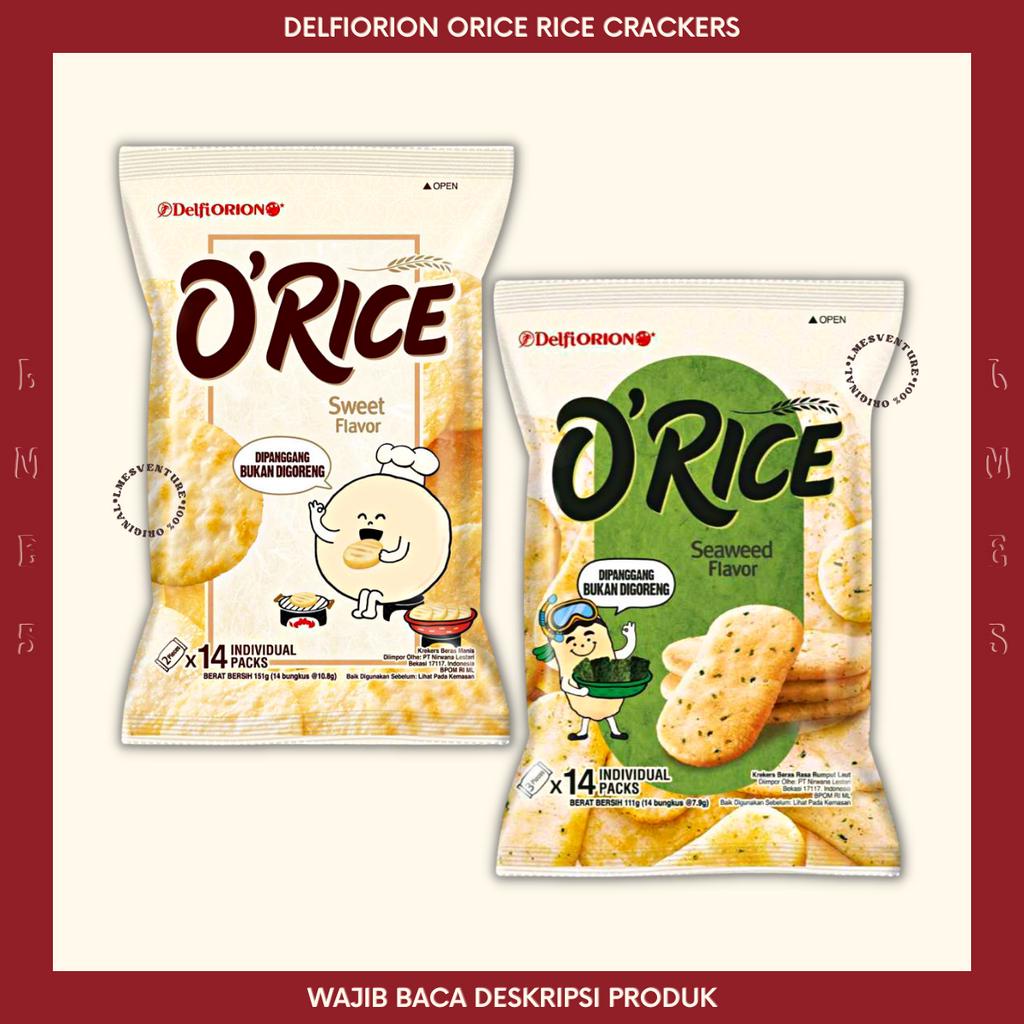 Jual [ READY ] Krekers Beras Delfiorion Orice Rice Crackers Sweet ...