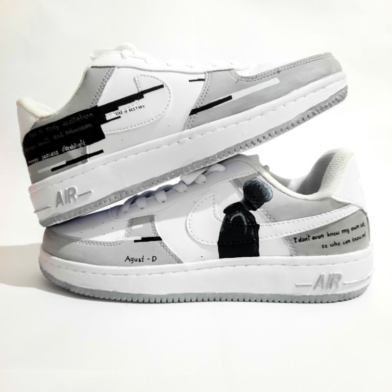 Jual Sepatu Sneakers BTS Suga Agust-D themed | Shopee Indonesia