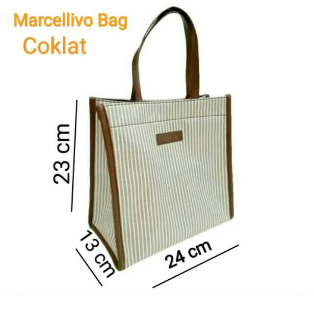 Jual Marcellivo TM Zalur Coklat (Handbag) | Shopee Indonesia