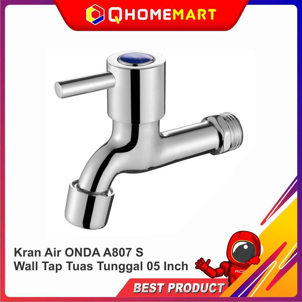 Jual Kran Air ONDA A807 S Wall Tap Tuas Tunggal 05 Inch | Shopee Indonesia