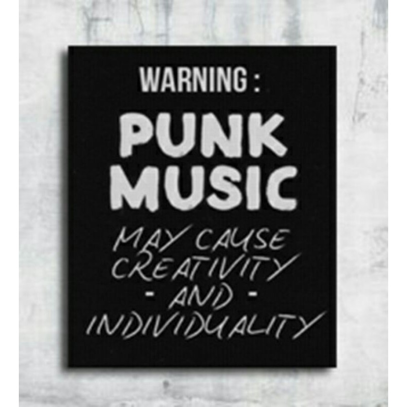 Jual Poster Punk Musik Quote | Shopee Indonesia