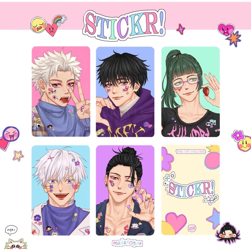 Jual jujutsu kaisen - JJK0 STICKR! photocards | Shopee Indonesia