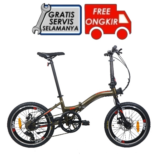 Jual Sepeda Lipat | Sepeda United Stylo DB Sport (20") | Shopee Indonesia