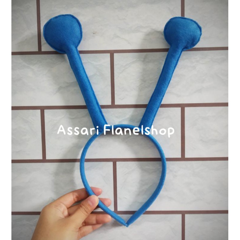 Jual Bando flanel karakter Antena Alien | Shopee Indonesia