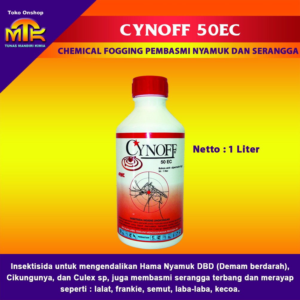 Jual CYNOFF 50 EC Obat Fogging Berdaya Basmi Cepat Terhadap Nyamuk Dan ...