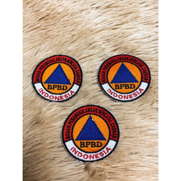 Jual Patch Logo, Bordir Logo / Emblem BPBD | Shopee Indonesia