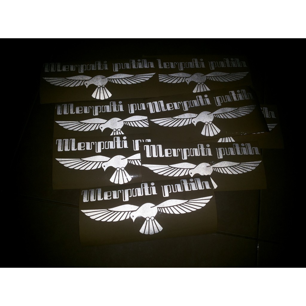 Jual Stiker Cutting Merpati Putih Glow in the Dark | Shopee Indonesia