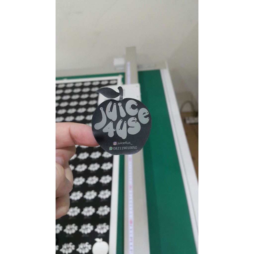 Jual CETAK POTONG PUTUS stiker vinyl meteran hard die cutting ...