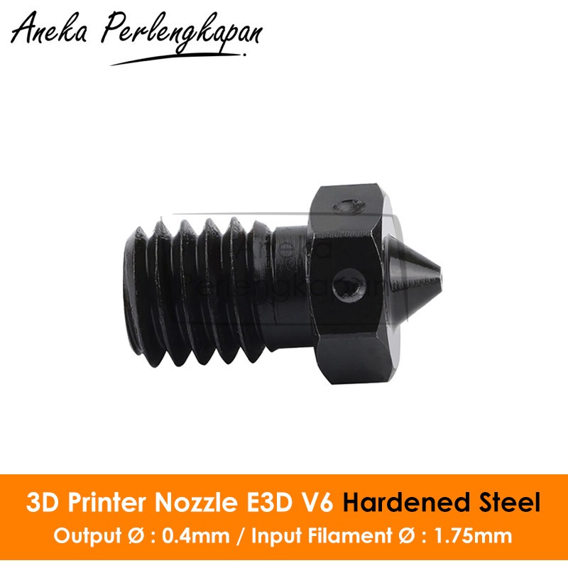 Jual High Quality 3D Printer Nozzle E3D V6 0.4 Nozzle, HS Precision ...