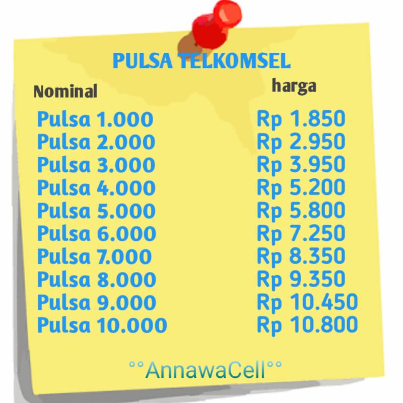 Jual PULSA TELKOMSEL 1K 2K 3K 4K 5K 6K 7K 8K 9K 10K | Shopee Indonesia