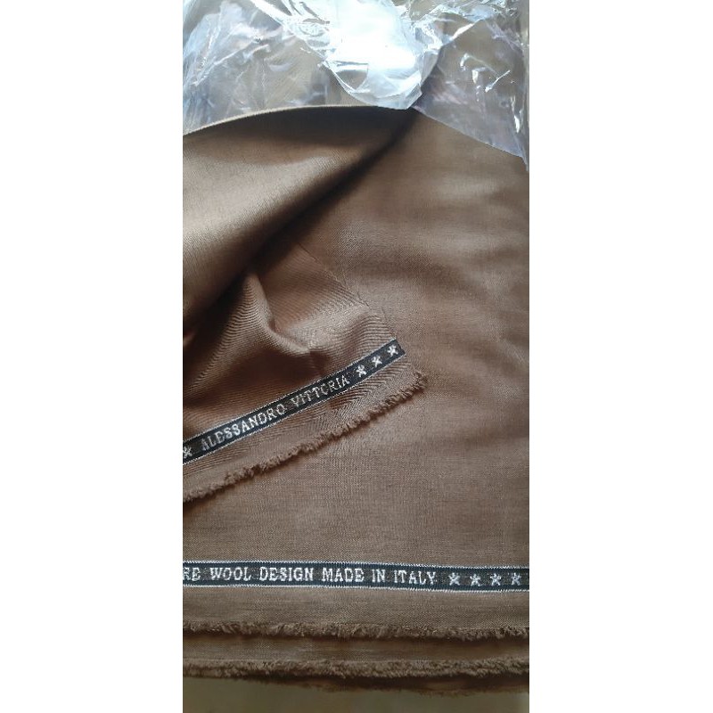 Jual kain khaki tua cashmere ALFit harga 3 meter | Shopee Indonesia