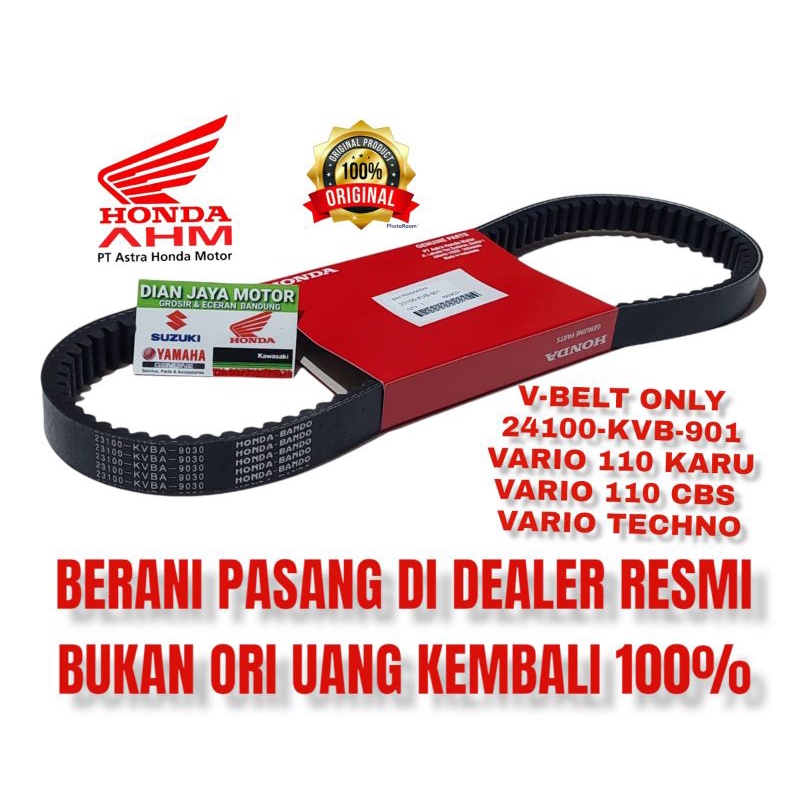 Jual 23100-KVB- 901 PANBEL VBELT HONDA VARIO 110 KARBU. CBS .TECHNO KVB ...