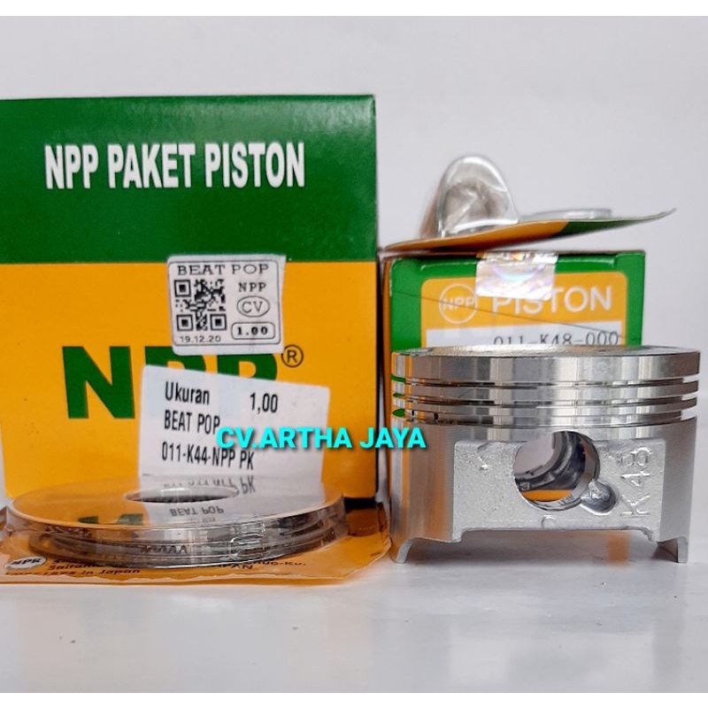 Jual PISTON KIT NPP HONDA BEAT ESP / BEAT POP / SCOOPY ESP K44 K48 ...