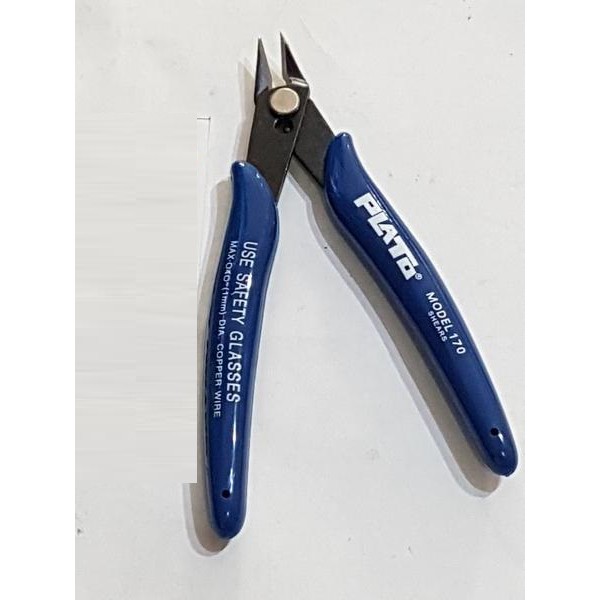 Jual Tang Potong Plato 5" Inci Gunting Tajam Micro Nipper Biru Soft Spring | Shopee Indonesia