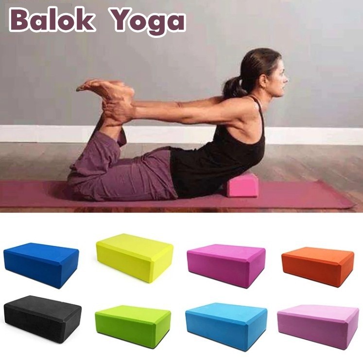 Jual Balok Bantalan Yoga Balok Yoga Brick Block Alat Olahraga Senam ...