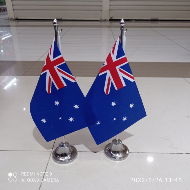 Jual Benera Negara Australia + tiang stenlis | Shopee Indonesia