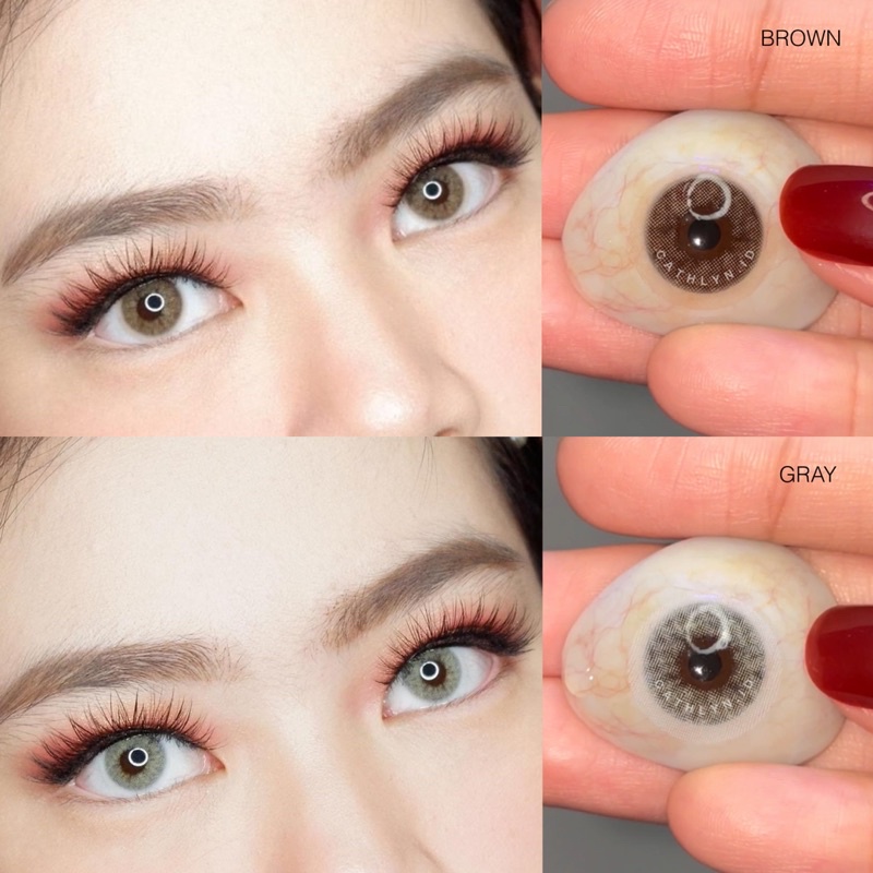 Jual CATHLYN.ID - Softlens Mini Milin ( gray & brown ) | Shopee Indonesia