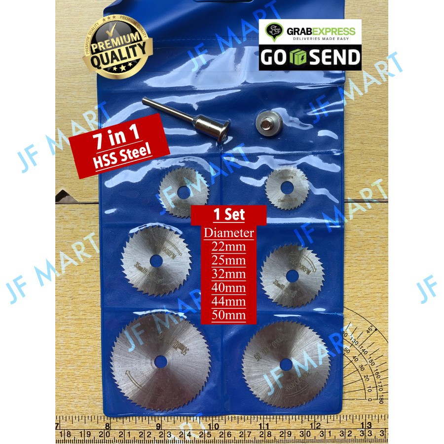 Jual Mata Mini Grinder Tuner Set 7 Pcs Saw Gerinda Potong Kayu PVC Dan ...