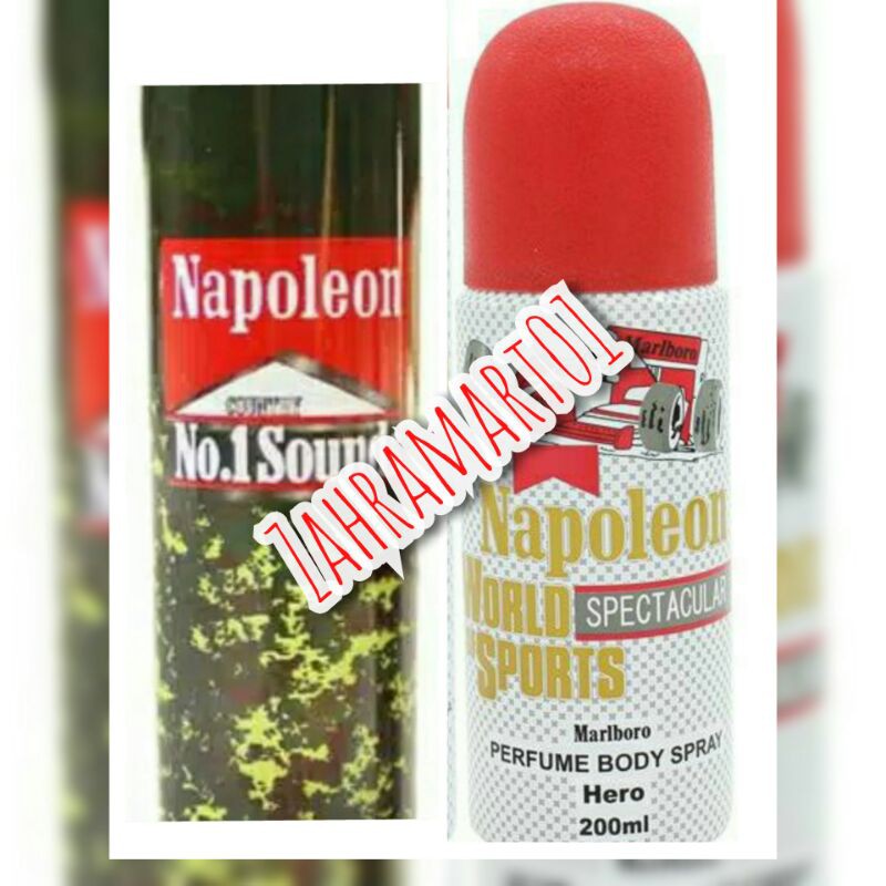 Jual NAPOLEON PARFUME/Parfume marllboro body spray 200ml | Shopee Indonesia