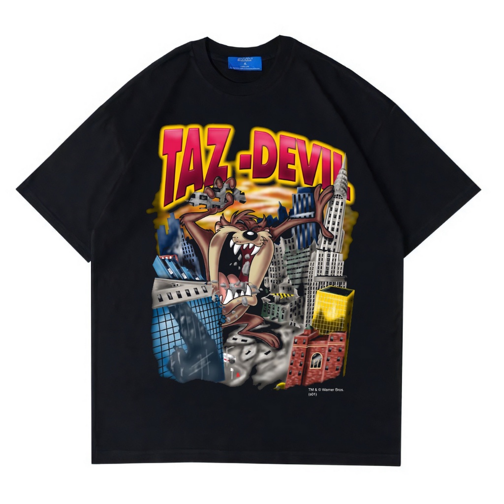 Jual Psycho Crucify "Taz-Devil" Oversized T-Shirt | Kaos Tazmania Devil ...