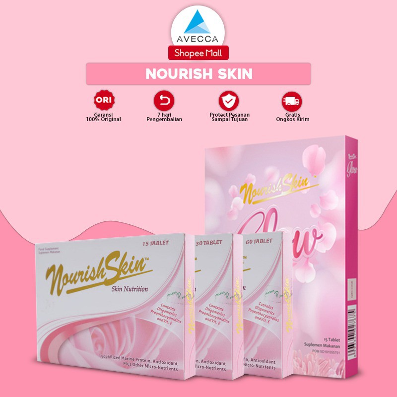 Jual Nourish Skin Vitamin Kulit / Suplemen Kulit / Vitamin Kulit ...