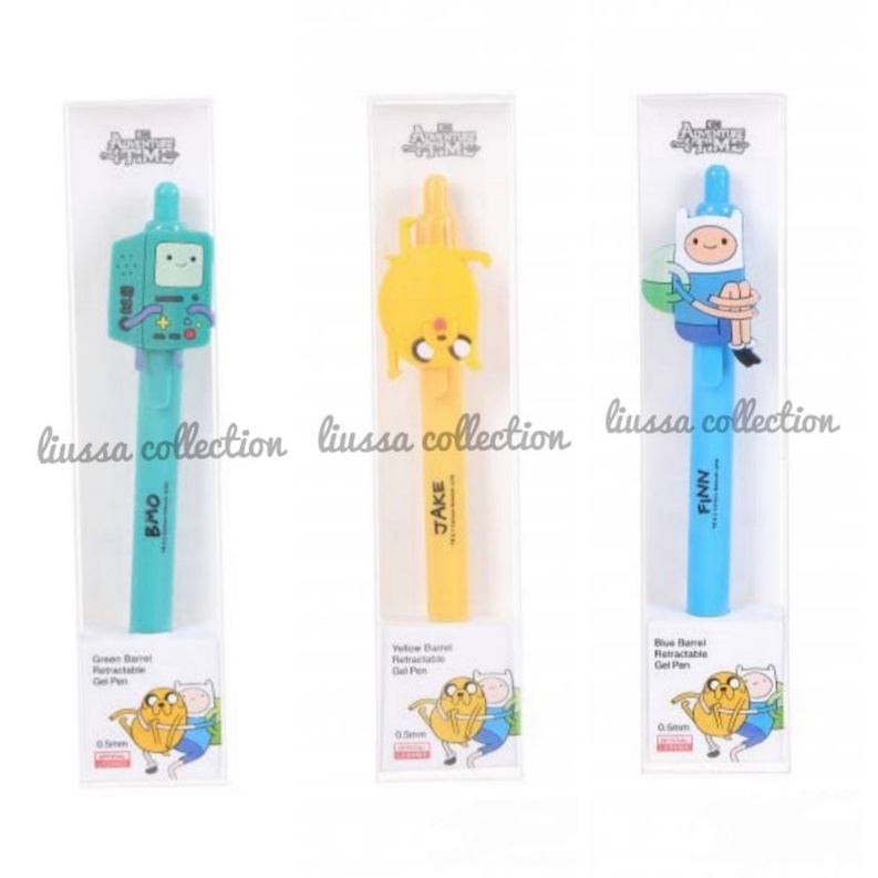Jual Pen Miniso - Adventure Time Retractable Gel Pen | Shopee Indonesia