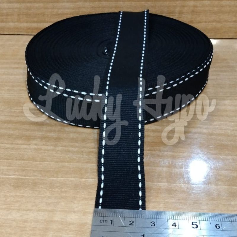 Jual Tali Webbing / Pita Polyester / Tali Bisban Wrapping 2.5cm Motif ...