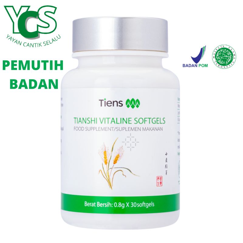 Jual Vitaline Softgel Original Tiens - Suplemen Pemutih Badan Seluruh ...