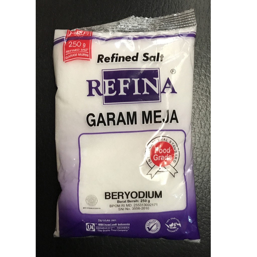 Jual GARAM REFINA 250gr | Shopee Indonesia
