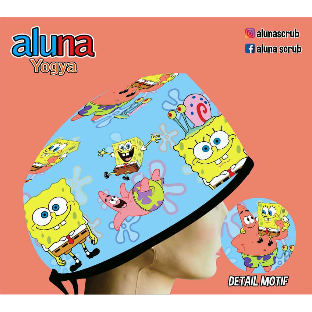 Jual Head Cap /Topi Medis / Scrub Hat / Surgical Cap / Topi Dokter ...