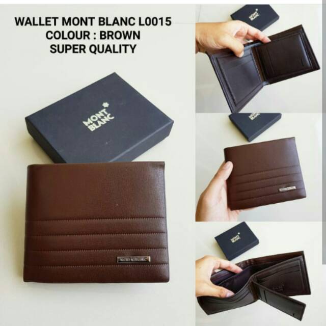 Jual ADA 2 WARNA ! WALLET MONT BLANC L0015 | Shopee Indonesia