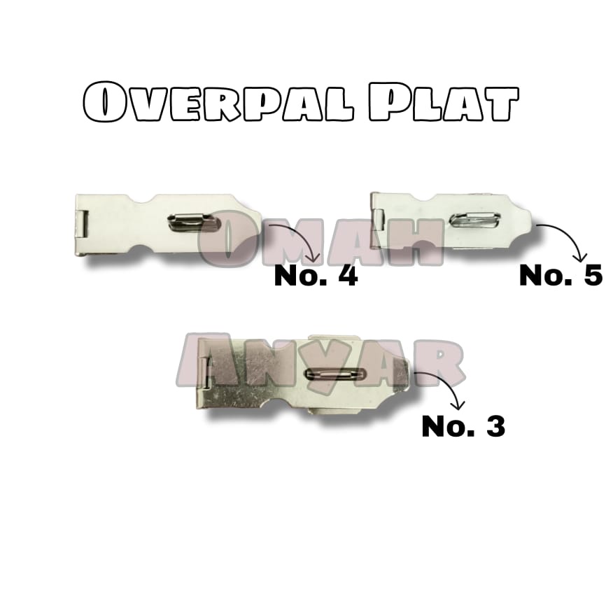 Jual Overpal Plat Grendel Gembok SS Stainless Steel | Shopee Indonesia