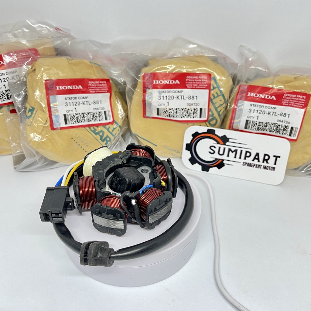 Jual Spull Stator Spul Assy Motor Honda Supra Fit New KTL | Shopee ...