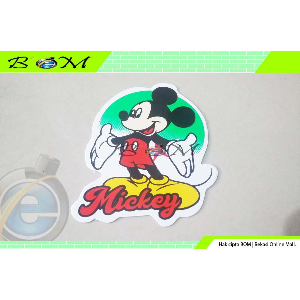 Jual stiker sticker motor mobil gambar kartun minnie mickey mouse m3 ...