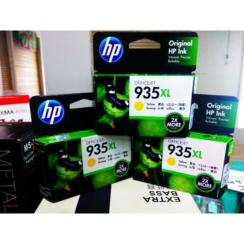 Jual TERMURAH..CARTRID HP 935 XL ,WARNA KUNING YELLOW..DIJAMIN ORIGINAL ...