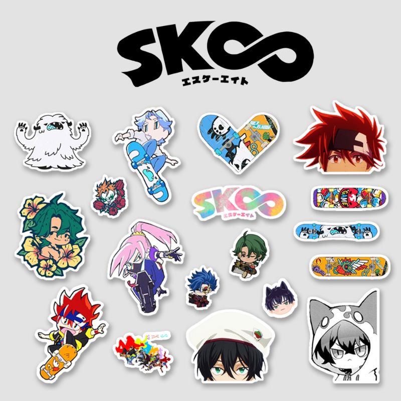 Jual Stiker anime sk8 the infinity waterproof high quality | stiker ...