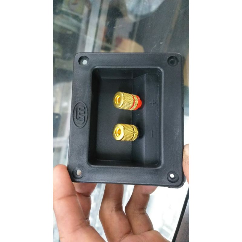 Jual Panel Terminal Box Speaker Biding Post 9 x 8 cm Kuningan | Shopee ...