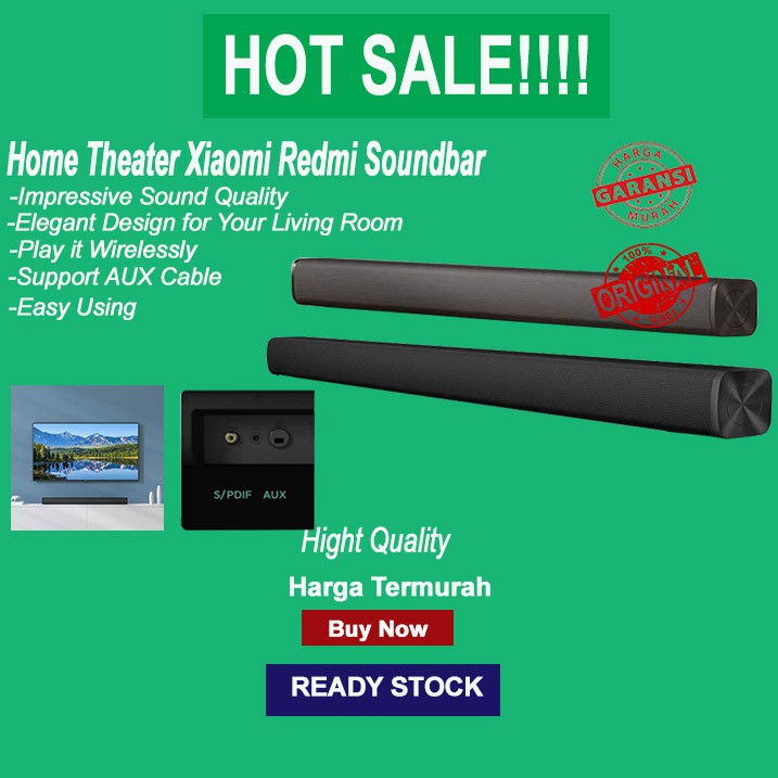 Jual Xiaomi Redmi Soundbar Speaker 30W Home Theater Bluetooth 5.0 ...