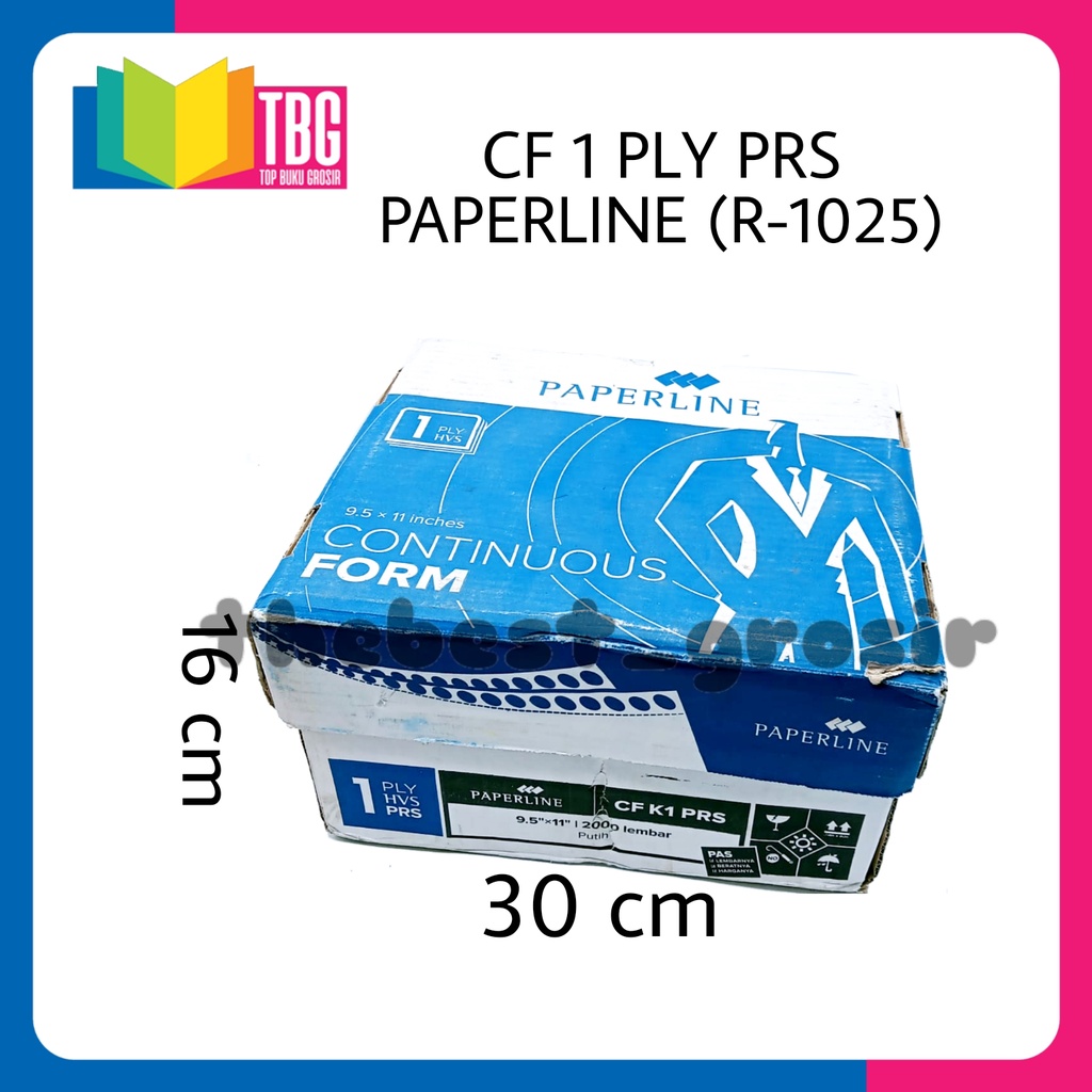 Jual 1 BOX (2000 LEMBAR) CF 1 PLY PRS PAPERLINE / KERTAS KASIR ...