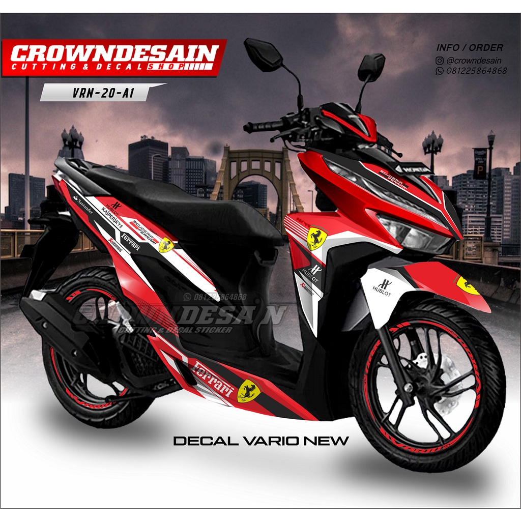 Jual Decal Vario 150 New 2018 Decal Vario 125 New Fullbody - Sticker ...