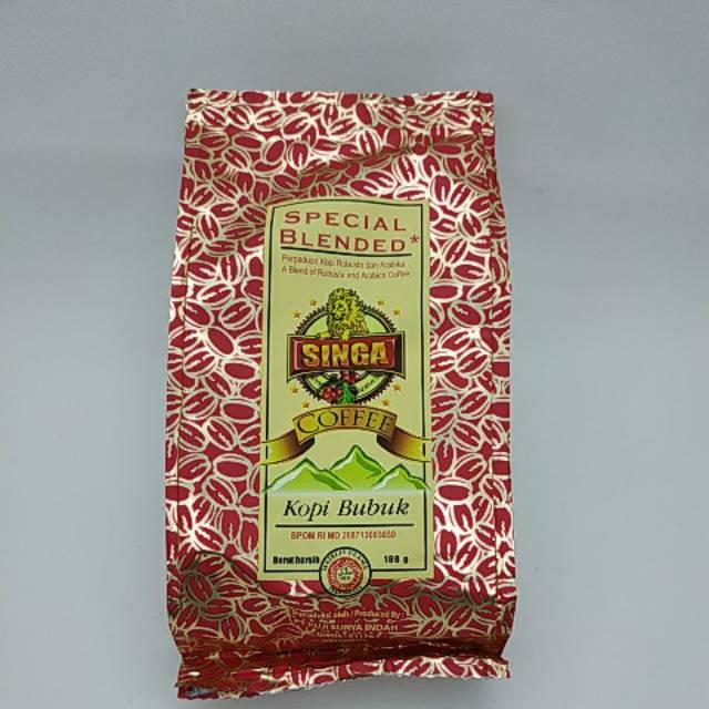 Jual Kopi Singa Special Blended 180gr barcode 8992904170038 | Shopee ...